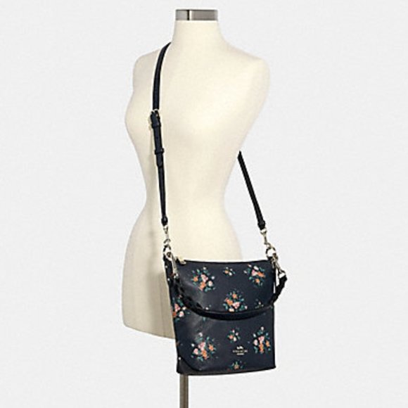 Coach | Bags | Coach Mini Abby Duffle Bag With Rose Bouquet Print ...